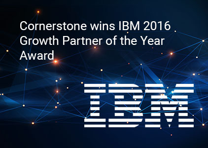 Cornerstone wins IBM 2016 Growth Partner of the Year Award - Cornerstone Performance Management