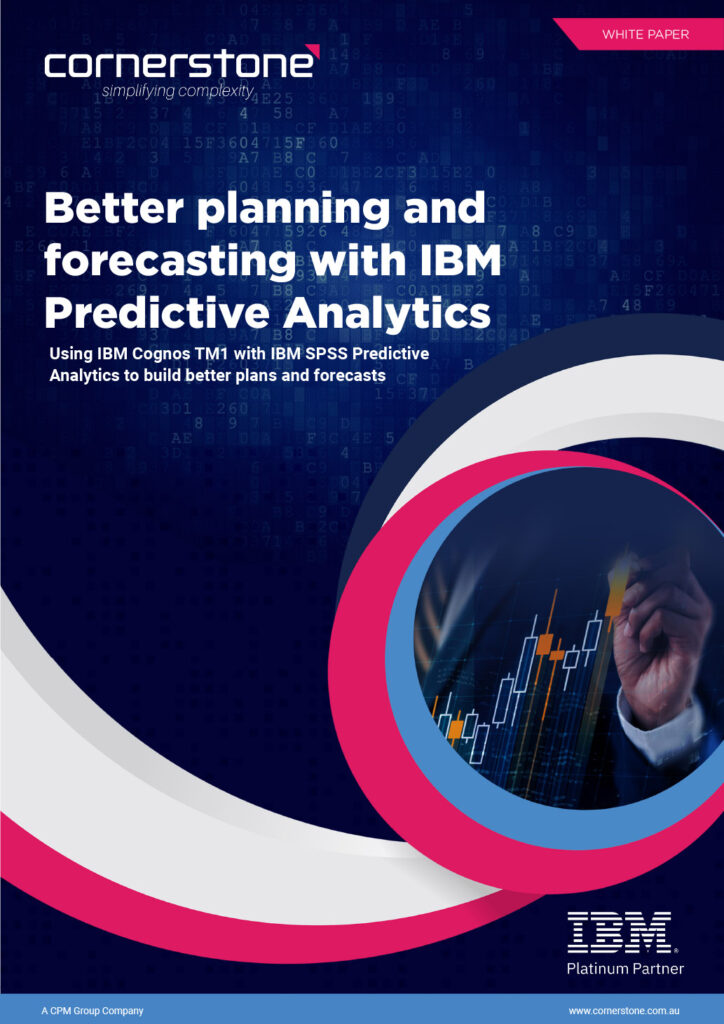 Planning and Forecasting with IBM Predictive Analytics | Cornerstone