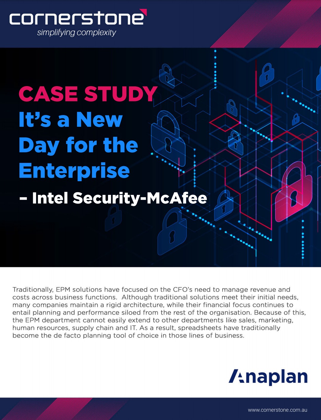 Intel Security-McAfee - Cornerstone Performance Management