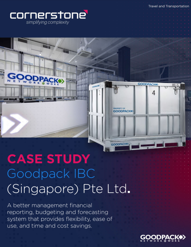 Goodpack IBC - Cornerstone Performance Management