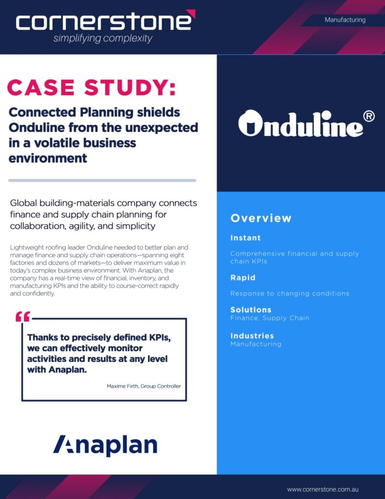Onduline - Cornerstone Performance Management