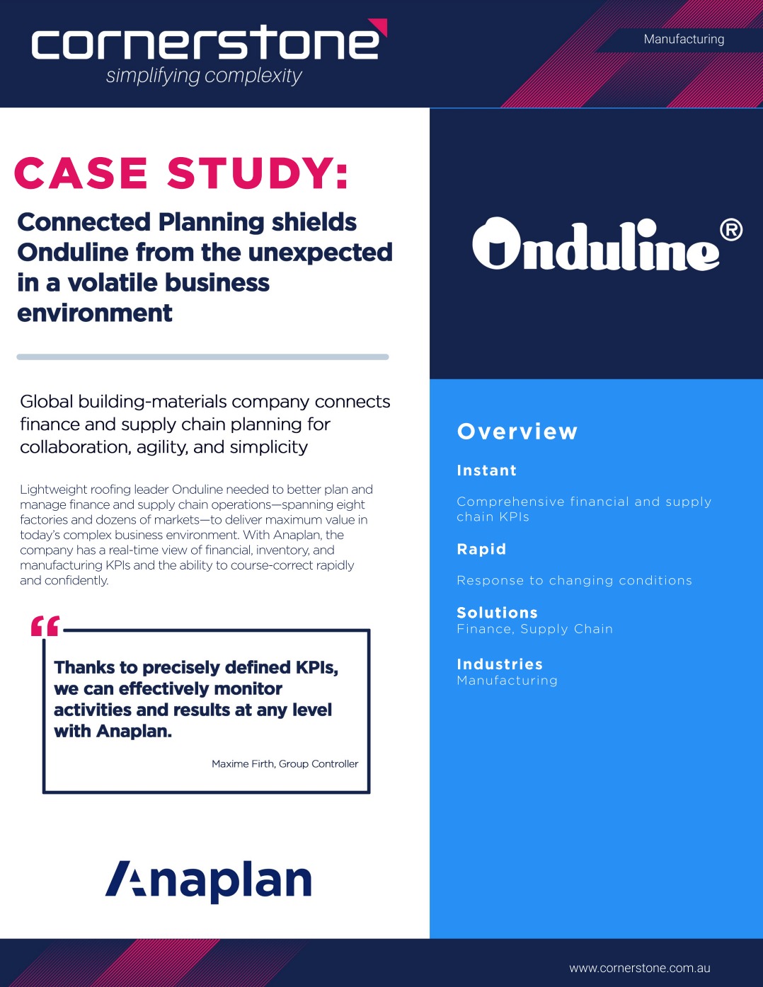Onduline - Cornerstone Performance Management