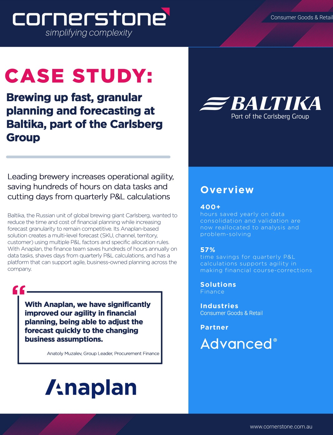 Case Studies - Cornerstone Performance Management