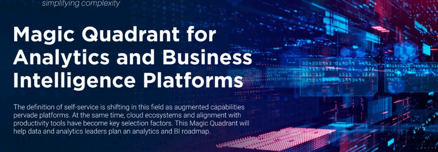Magic quadrant for analytics and business intelligence platforms