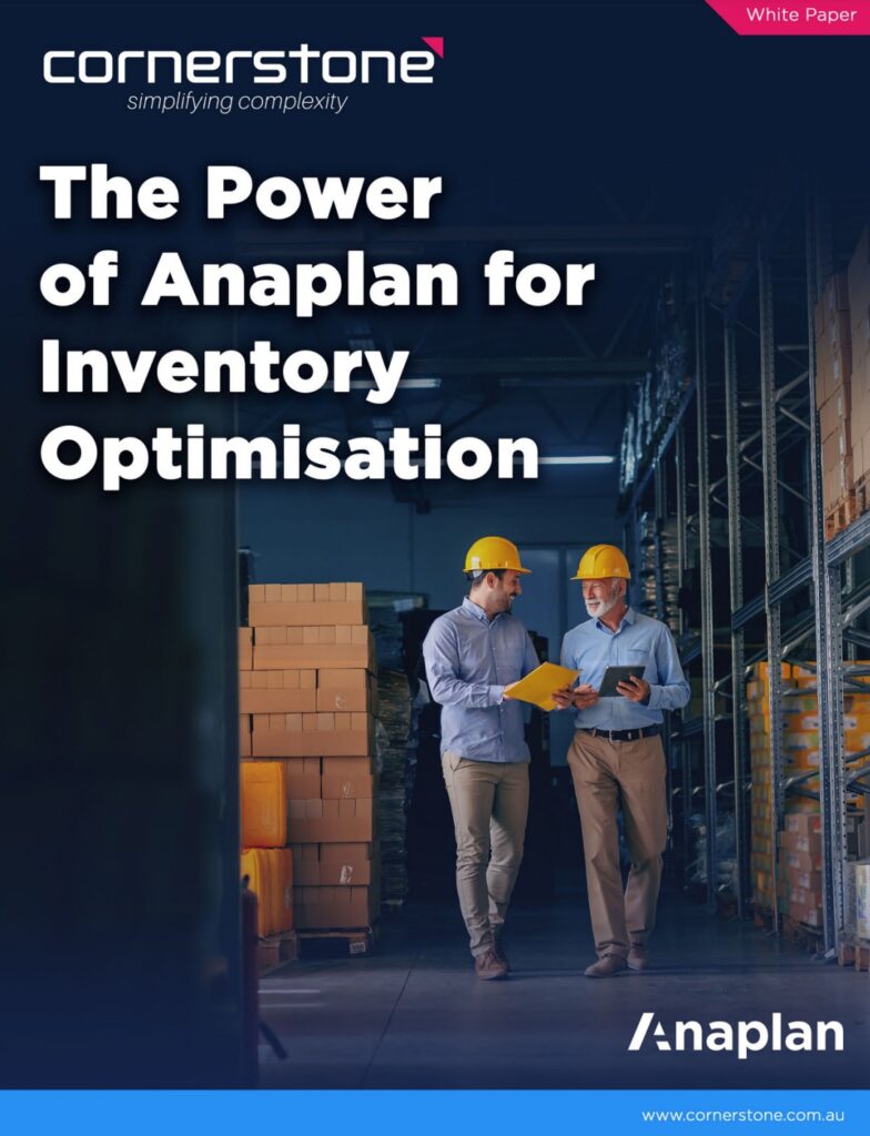 The power of Anaplan for inventory optimisation | Cornerstone